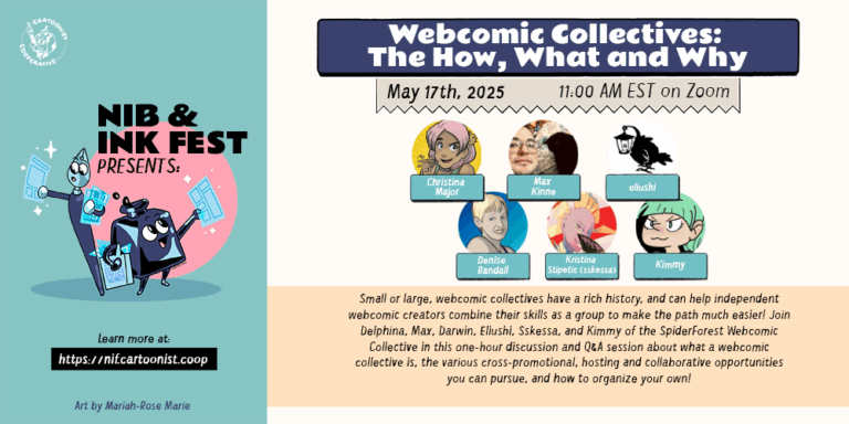 Webcomic Collectives: The How, What and Why - NIB & INK FESTIVAL 2026